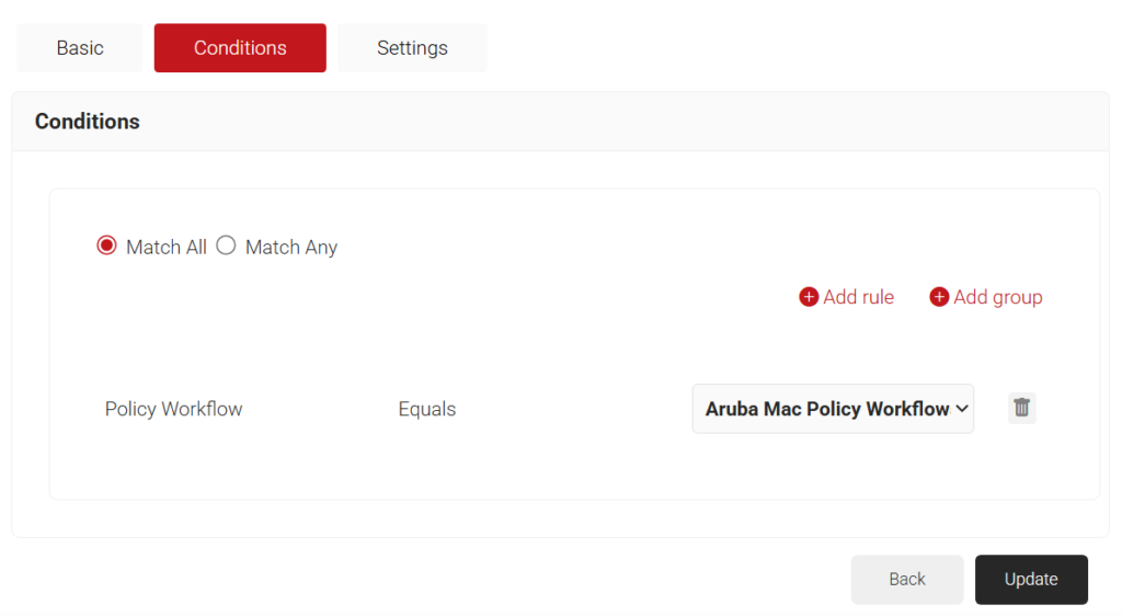 How to integrate MAC based RADIUS Authentication with Aruba IAP